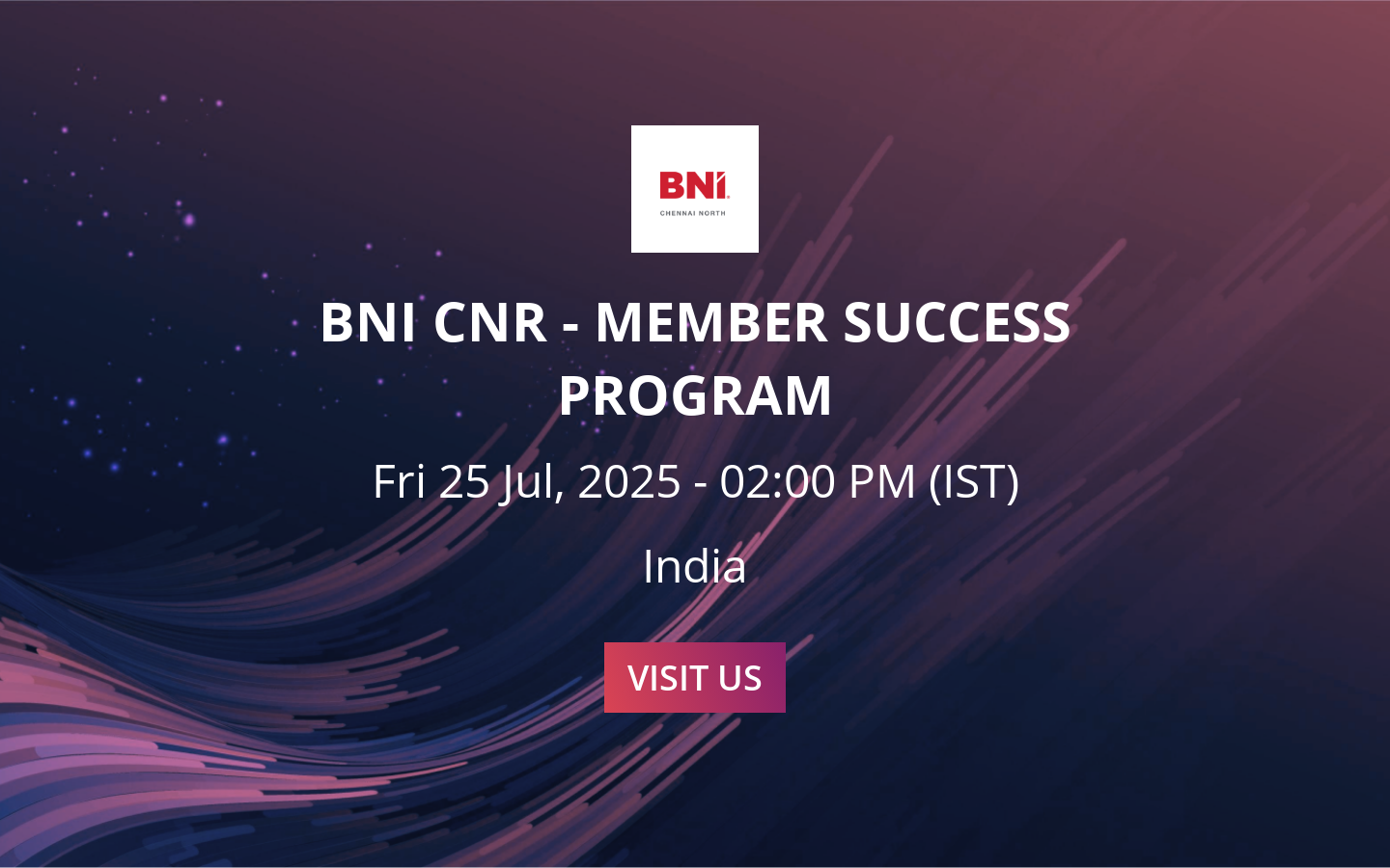 BNI CNR - MEMBER SUCCESS PROGRAM